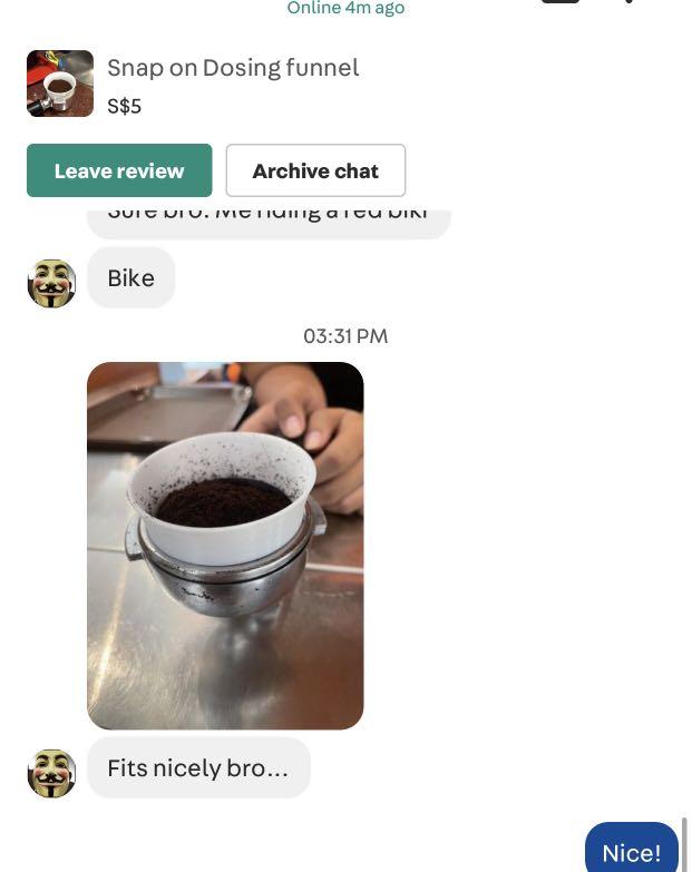 Custom Snap on Dosing funnel, TV & Home Appliances, Kitchen Appliances ...