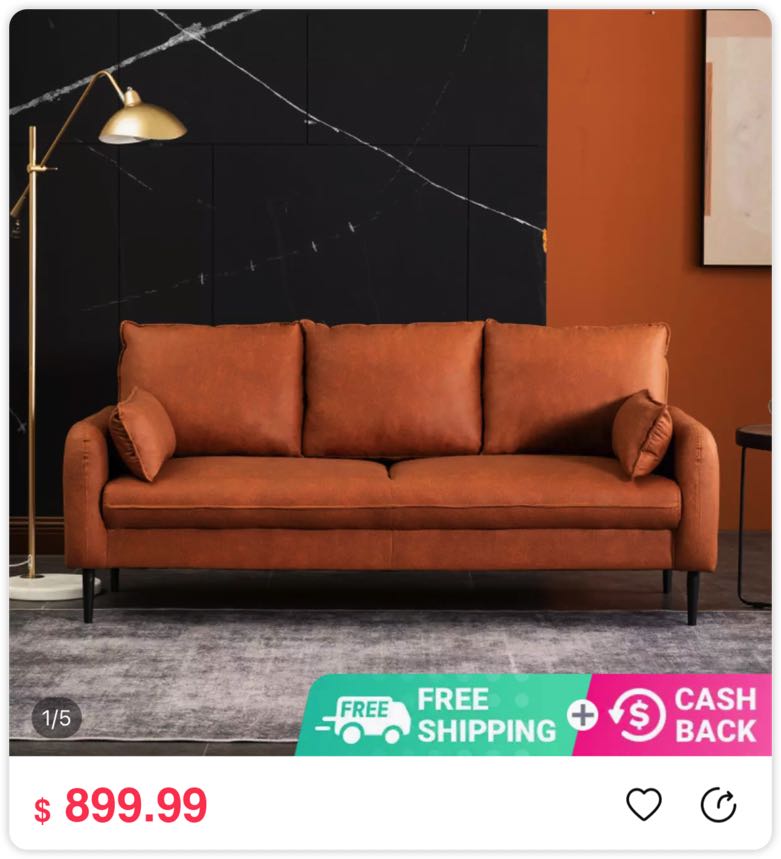 Sofa 150cm x 75 cm x 80 cm, Furniture & Home Living, Furniture, Sofas ...