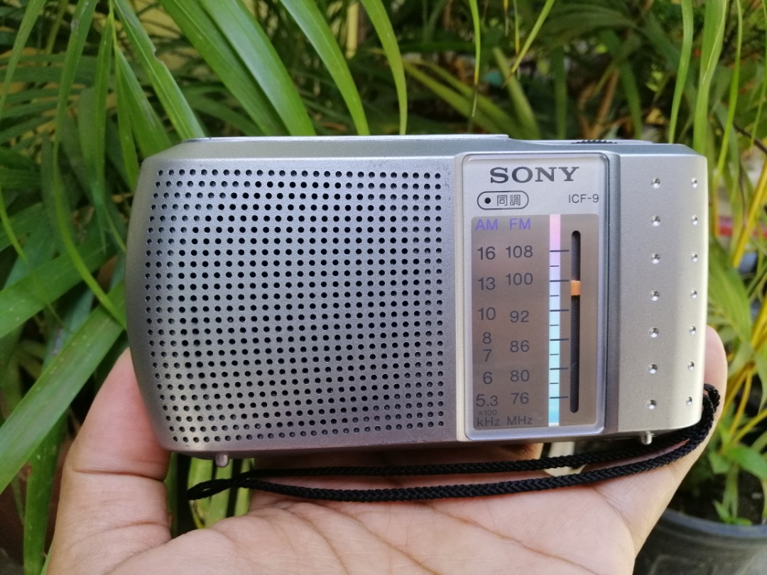 Sony ICF-9 Am/Fm Pocket Radio for Outdoor & Personal Use LED Tuning Indicator/GENUINE, Audio ...