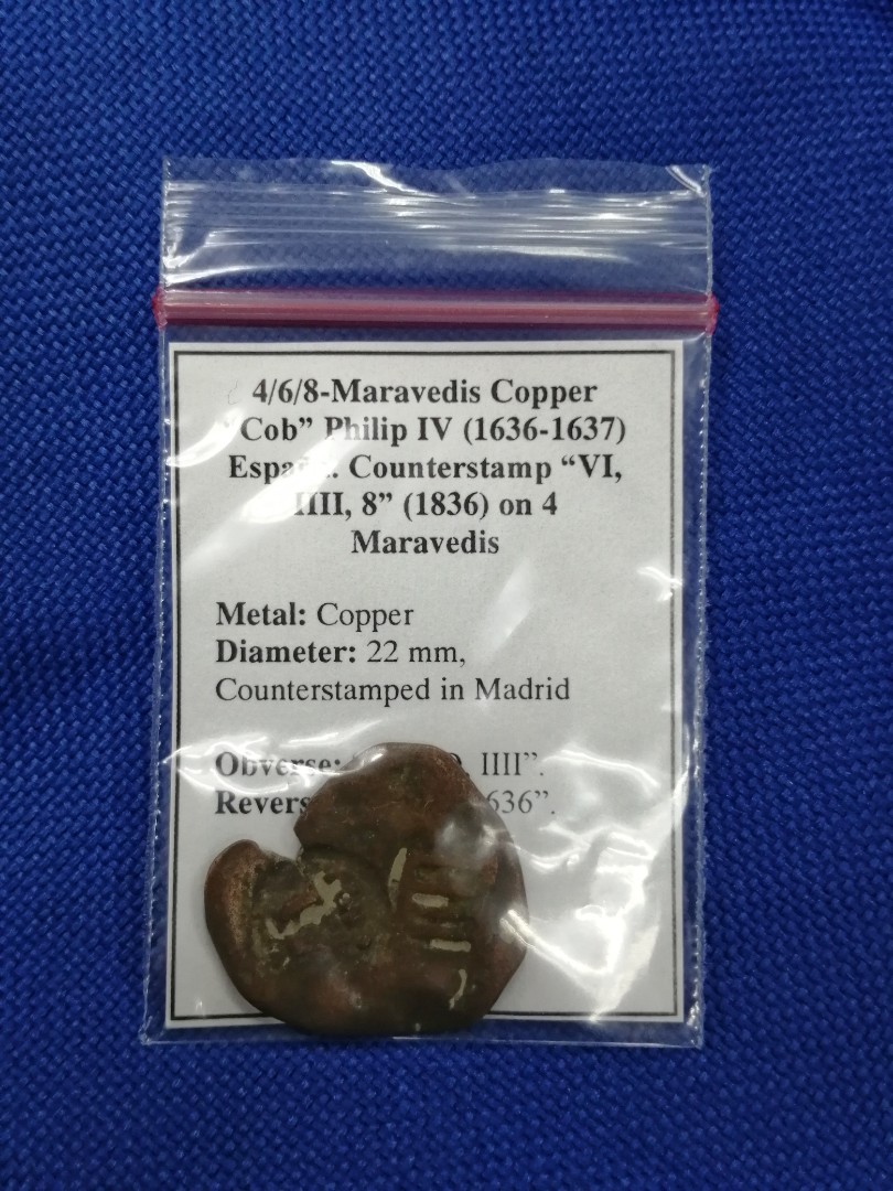 Spanish Maravedis Copper Cob Coin 17th Century, Hobbies & Toys ...
