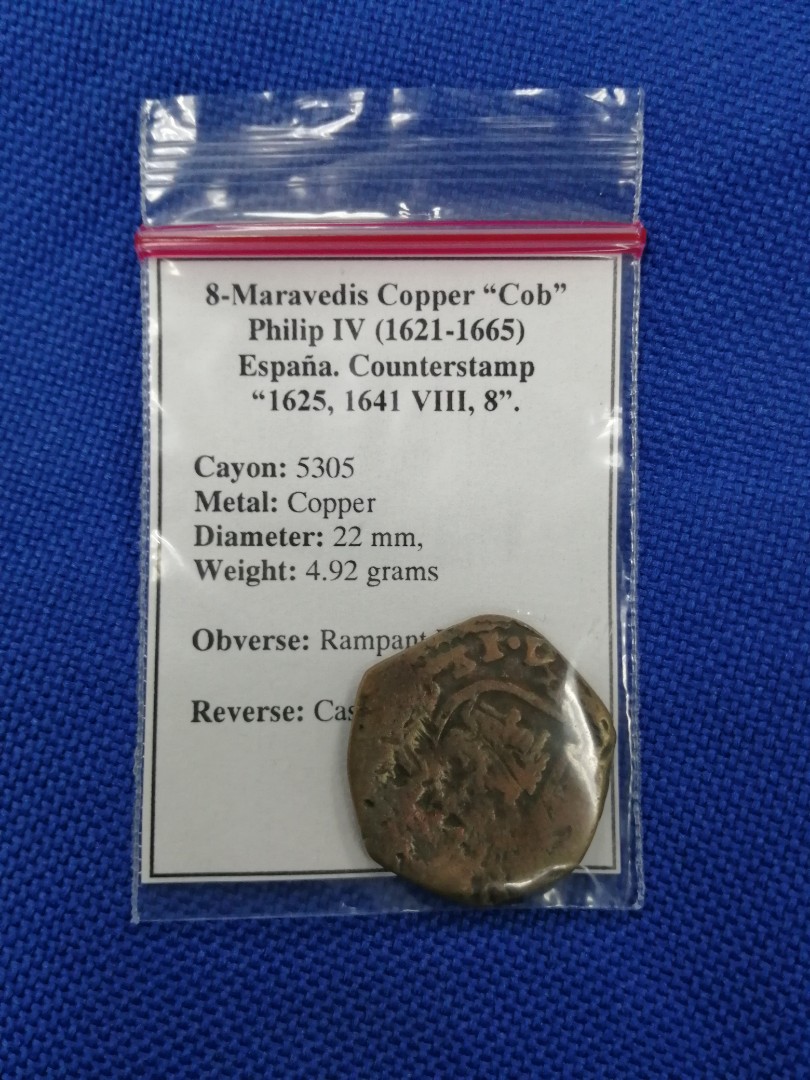 Spanish Maravedis Copper Cob Coin 17th Century, Hobbies & Toys ...