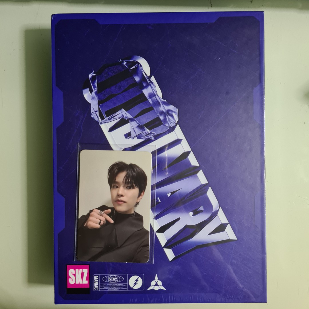 SEALED album stray kids skz oddinary album scanning version (blue ...