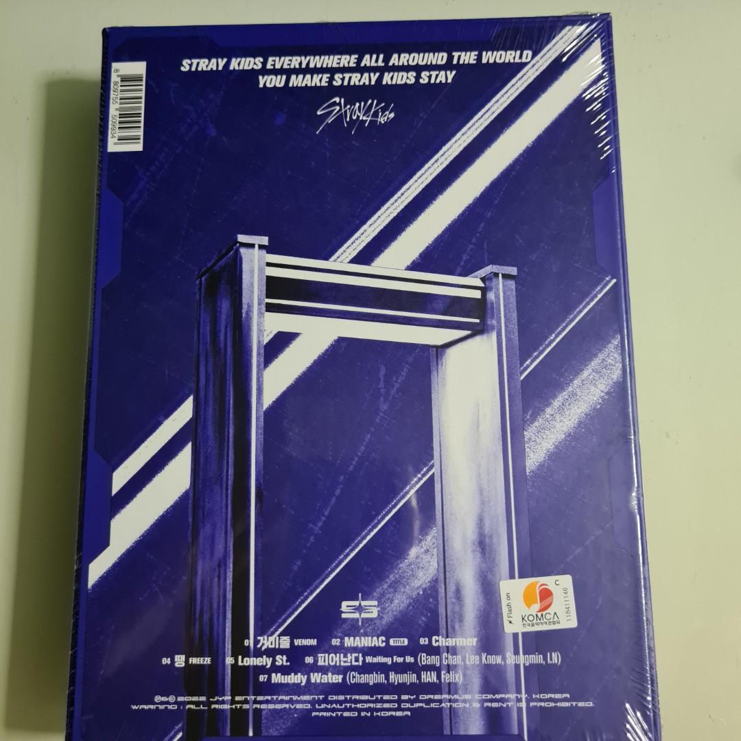 SEALED album stray kids skz oddinary album scanning version (blue ...