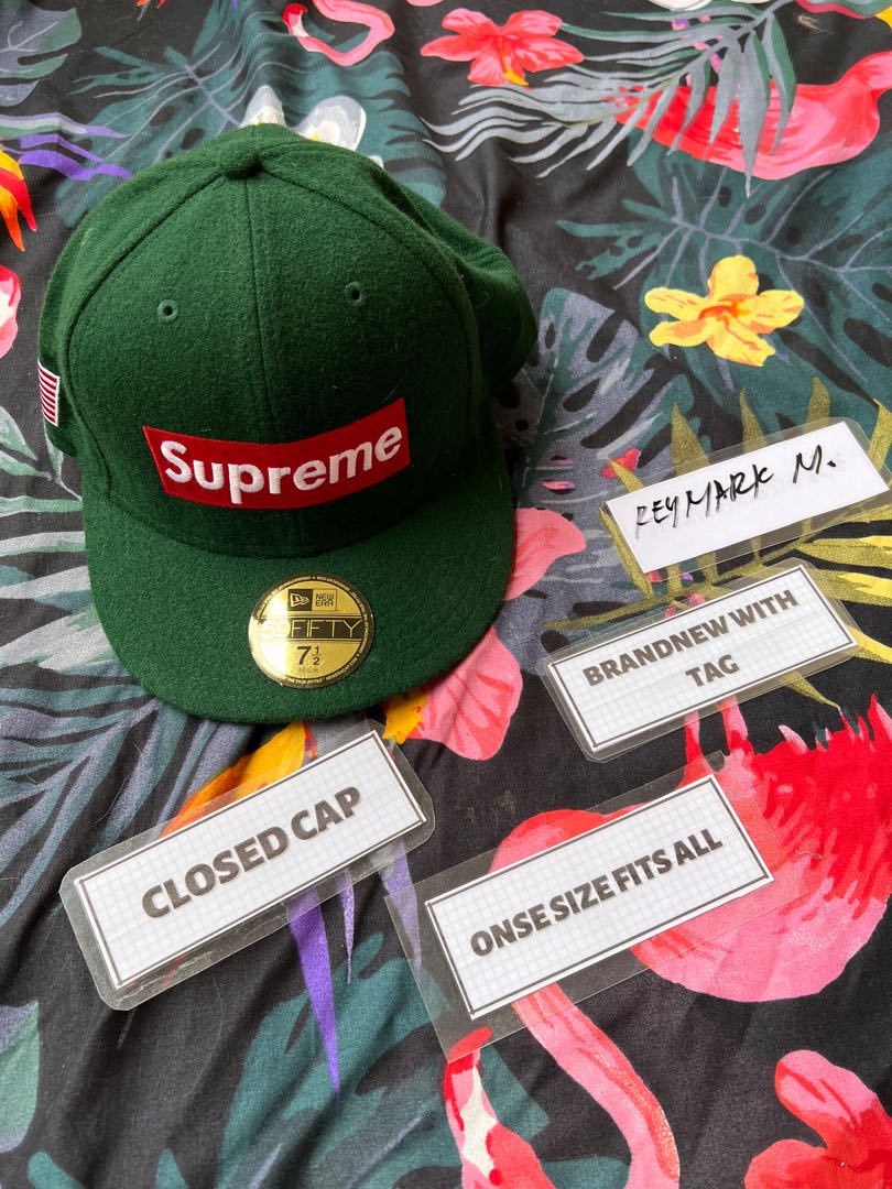 SUPREME CLOSED CAP, Luxury, Accessories on Carousell