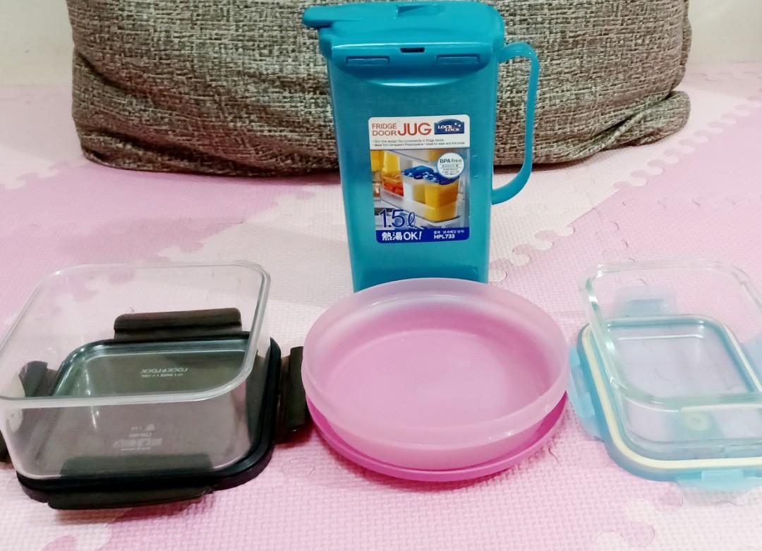 Take all Lock&Lock and Tupperware lunch box, Furniture & Home Living ...