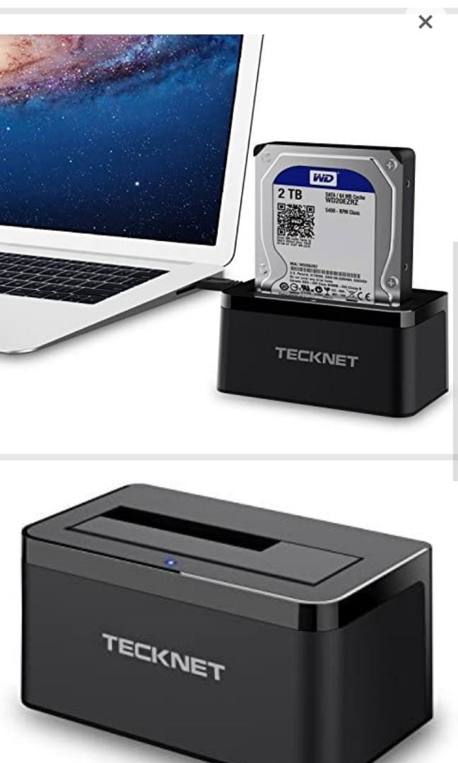 TECKNET USB 3.0 Hard Drives Docking Station for 2.5 Inch & 3.5 Inch ...
