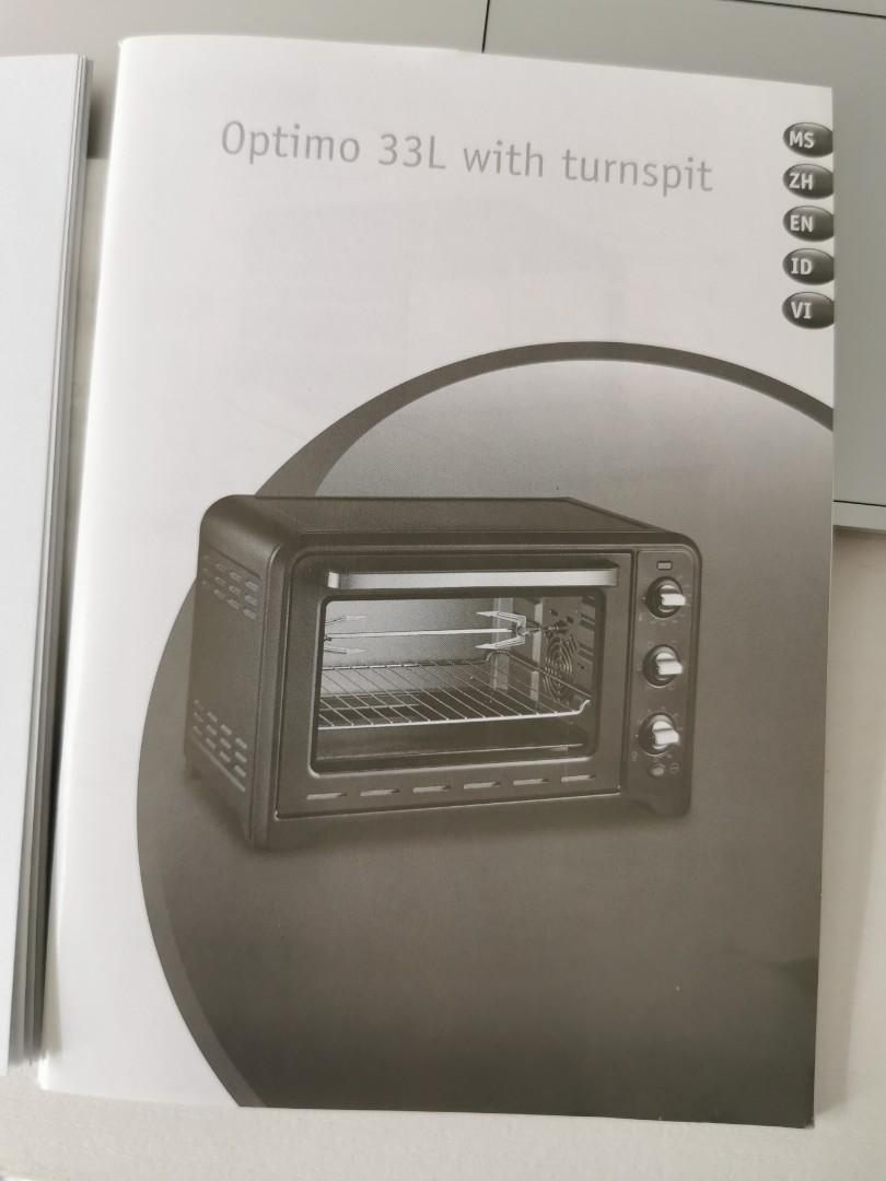 Tefal Optimo 33L Oven, TV & Home Appliances, Kitchen Appliances, Ovens ...