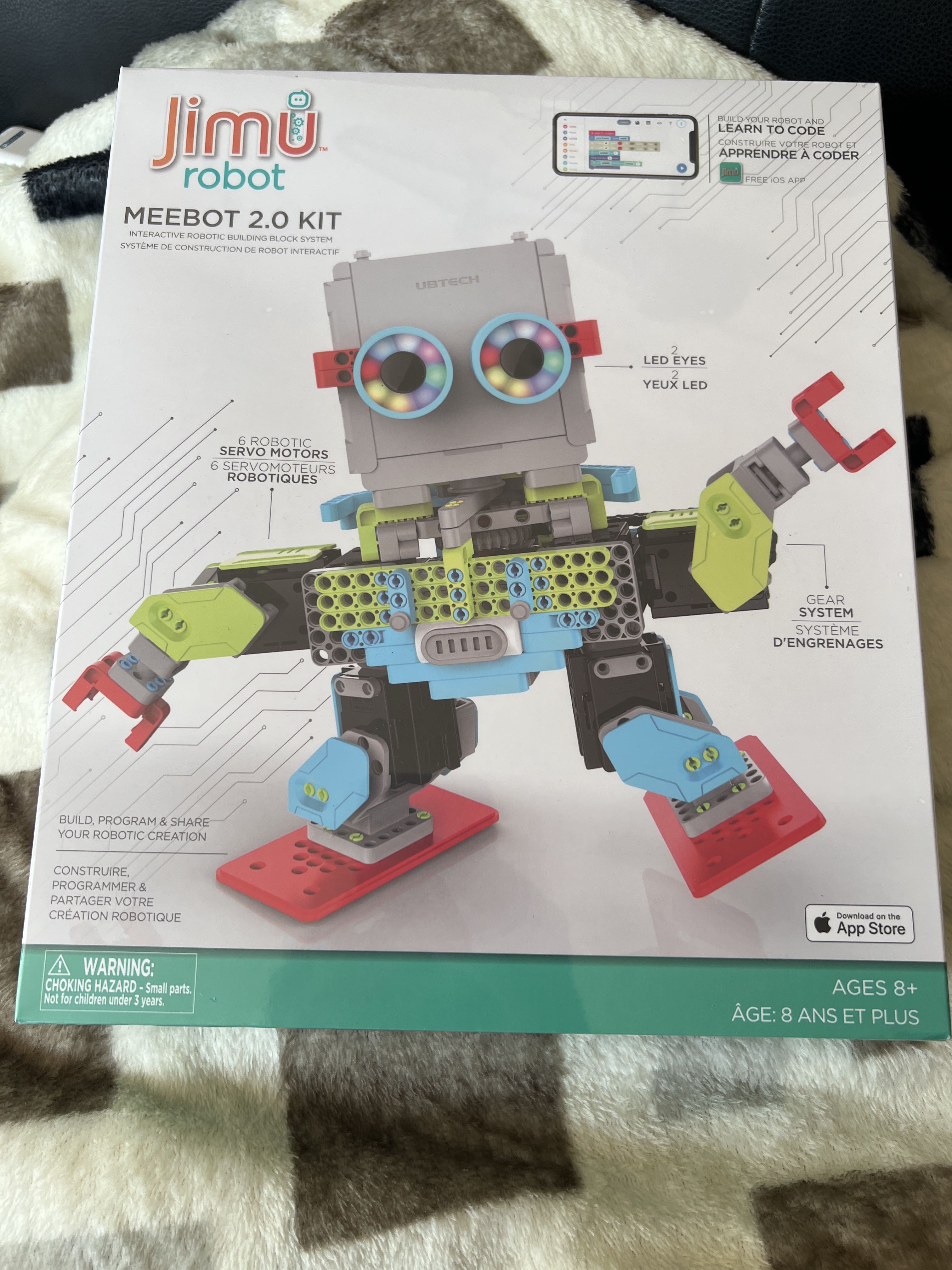 Ubtech Jimu Robot Meebot 20 App 操控组装和编程 Stem 套件 手提電話 電話&平板電腦配件 其他電子 3067