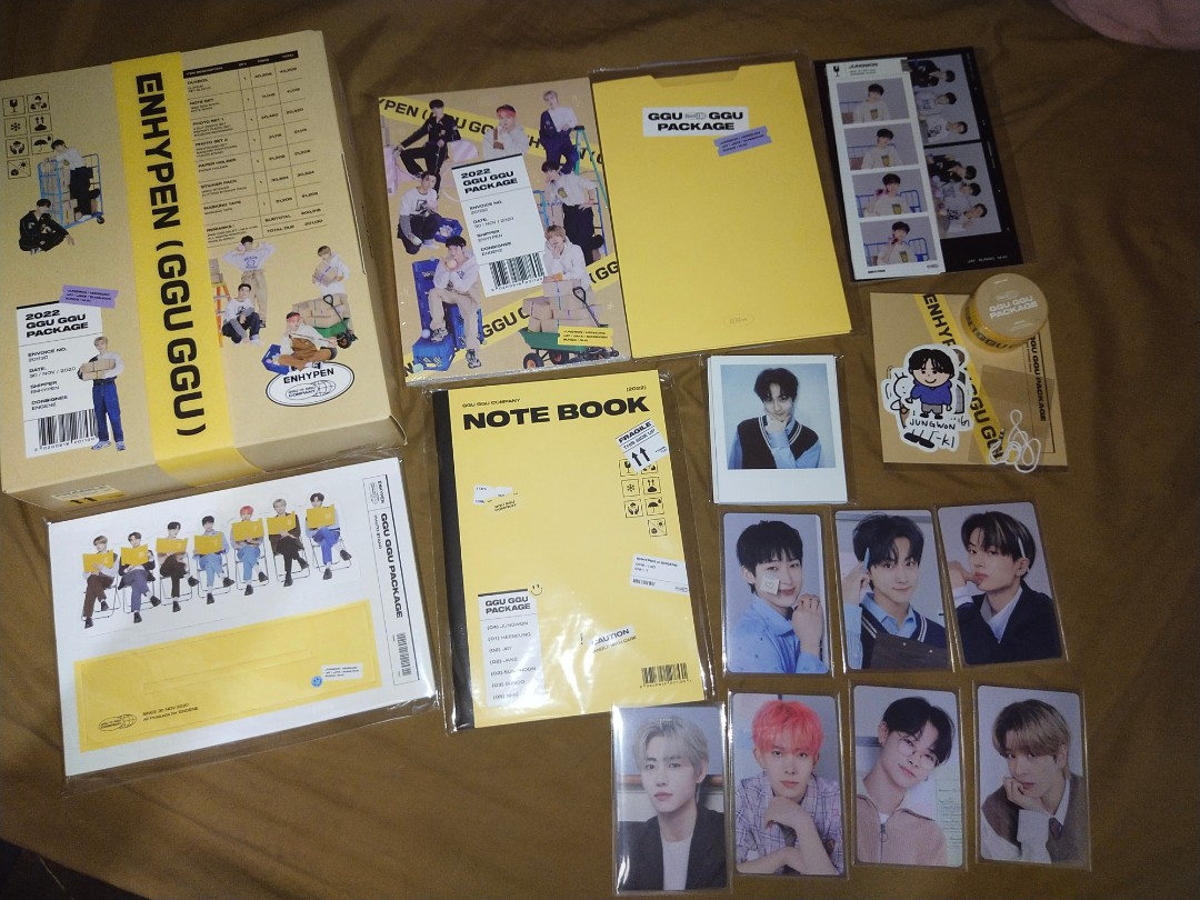 Unsealed Enhypen Ggu ggu package 2022, Hobbies & Toys, Memorabilia ...