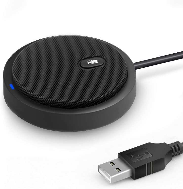 USB Computer Microphone, Portable Stereo Omnidirectional Condense ...