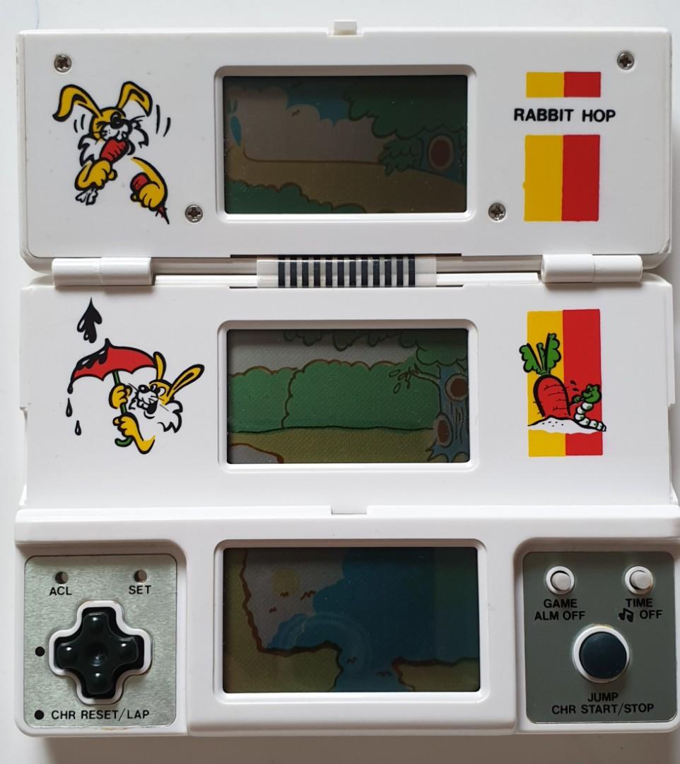 VTech Rabbit Hop Tri-Screen Time & Fun, Video Gaming, Video Game ...