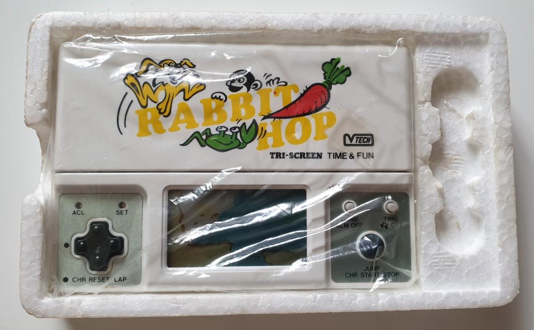 VTech Rabbit Hop Tri-Screen Time & Fun, Video Gaming, Video Game ...