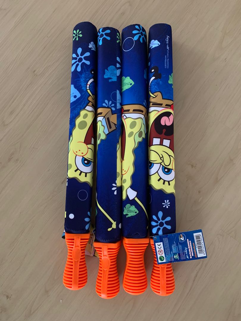 Water spray gun - sponge bob, Hobbies & Toys, Toys & Games on Carousell