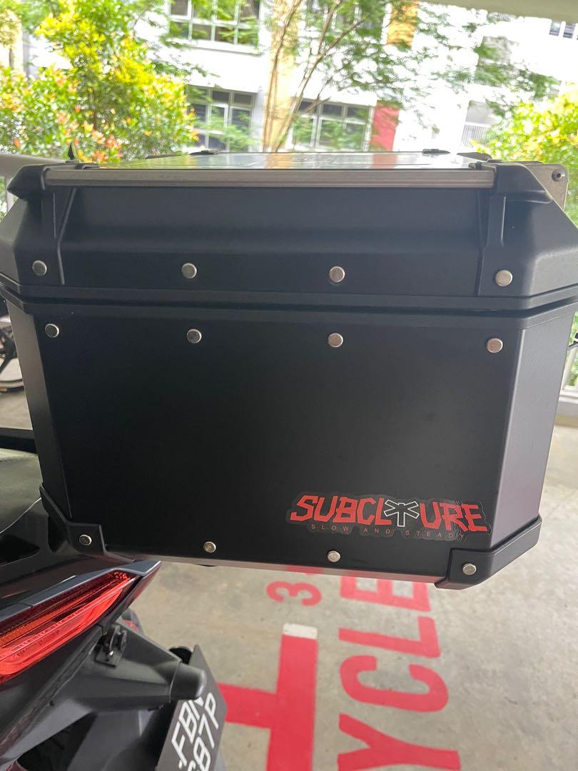 Xmax box and rack, Motorcycles, Motorcycle Accessories on Carousell
