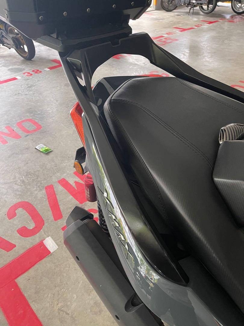 Xmax box and rack, Motorcycles, Motorcycle Accessories on Carousell