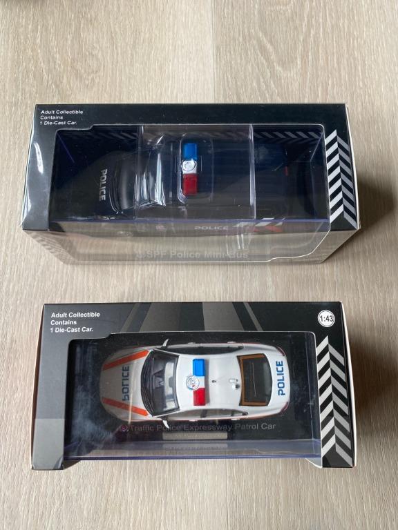 1:43 TP Expressway Patrol Car and 1:38 SPF Mini-Bus Diecast Collectible ...