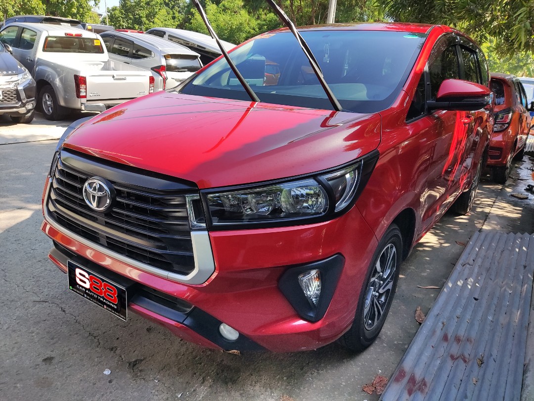 2021 Toyota innova 2.8 E metallic red Manual, Cars for Sale, Used Cars ...