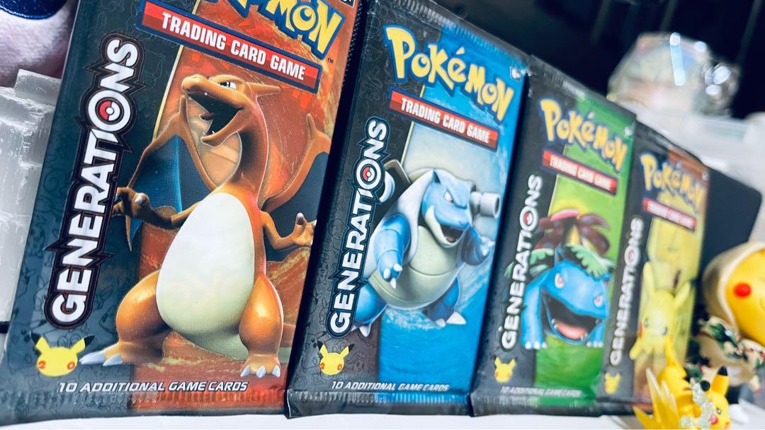 20th Anniversary Pokémon - Generations Art Pack (Charizard, Venusaur ...