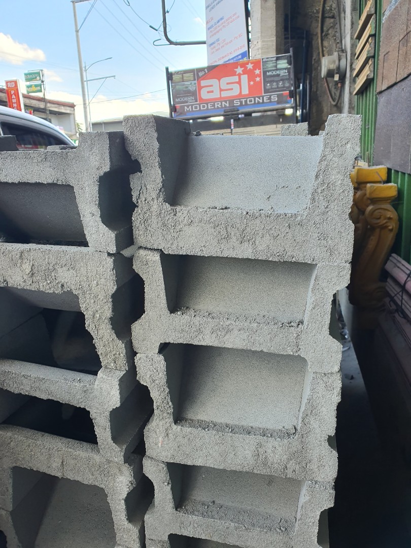 6X6X10 INCHES LOUVER BLOCKS, Furniture & Home Living, Home Decor ...