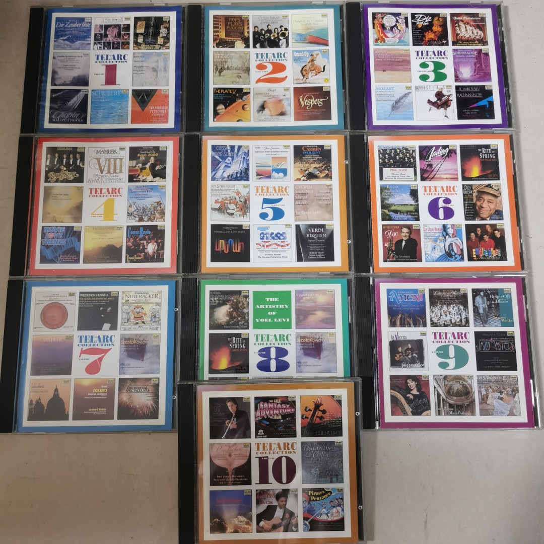 95％new 美國製 The Telarc Collection Vol. 1-10 CD (共十碟) / 1992-1994年 made ...