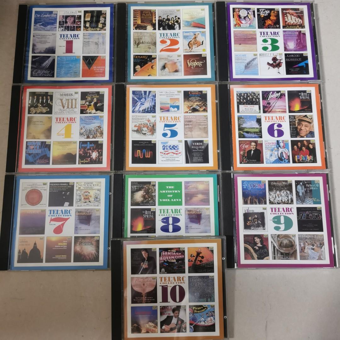 95％new 美國製 The Telarc Collection Vol. 1-10 CD (共十碟) / 1992-1994年 made ...