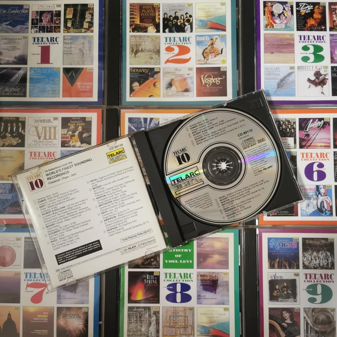 95％new 美國製 The Telarc Collection Vol. 1-10 CD (共十碟) / 1992-1994年 made ...