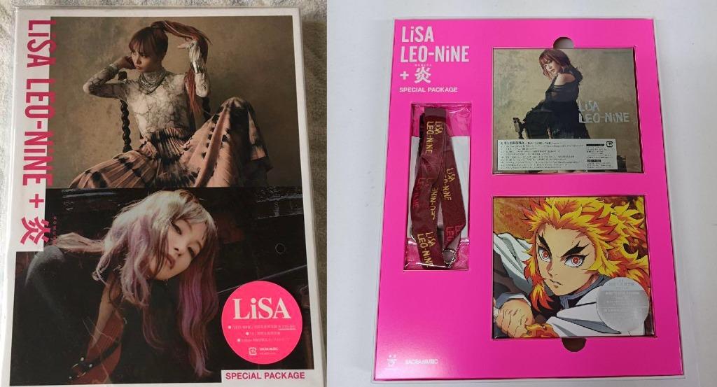 預訂 LiSA 大碟LEO-NINE A盤+blu-ray 收錄紅蓮華 + 炎動畫盤 CD+DVD 已絕版HMV 限定SET送吊繩 鬼滅之刃 ...