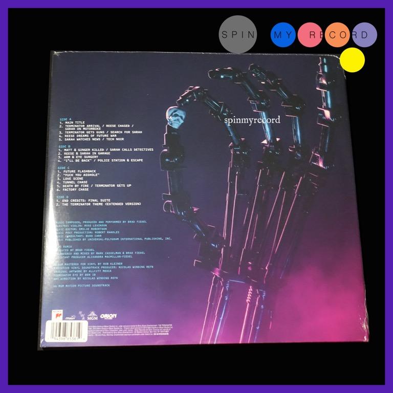 [現貨] The Terminator Exclusive Clear Pink Blue Black Splatter Vinyl 限定濺 ...