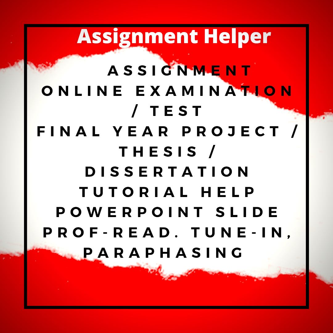 Assignment Helper, Services, Tuition on Carousell