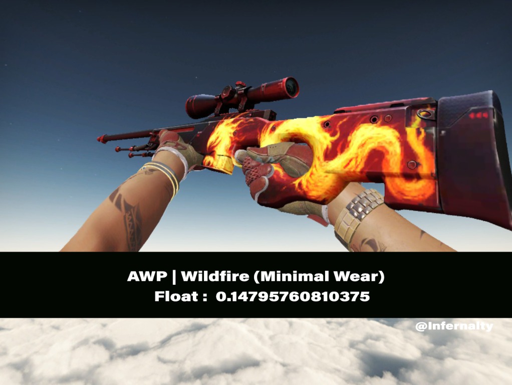 AWP Wildfire MW CSGO SKINS KNIVES, Video Gaming, Gaming Accessories, In ...