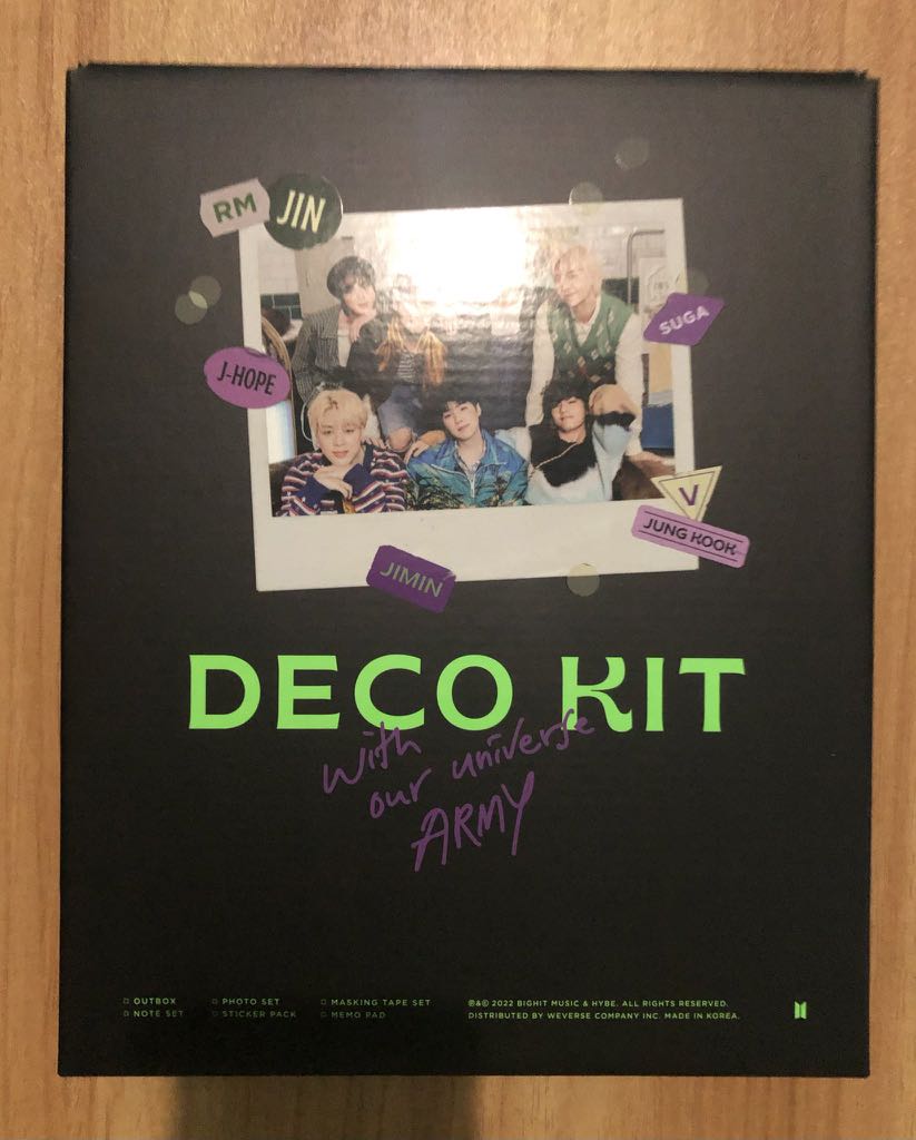 BTS Deco Kit Complete Inclusions without RPC, Hobbies & Toys ...
