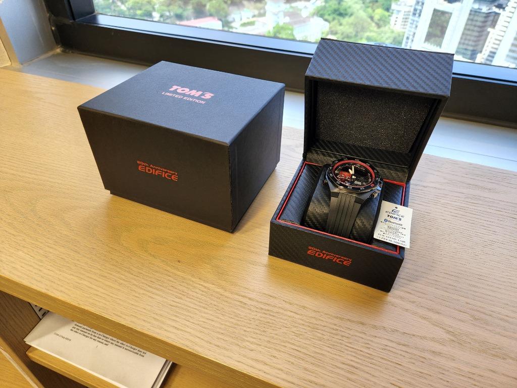 CASIO EDIFICE TOM’S Racing Team Collaboration Model, 男裝, 手錶及配件, 手錶 ...