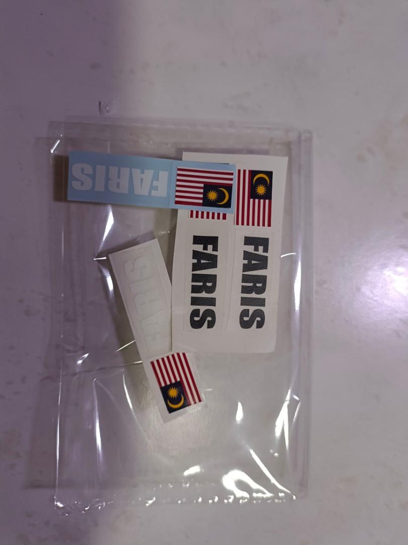 Cheap Custom flag name sticker vinyl decal car bike ebike PMD, Hobbies ...