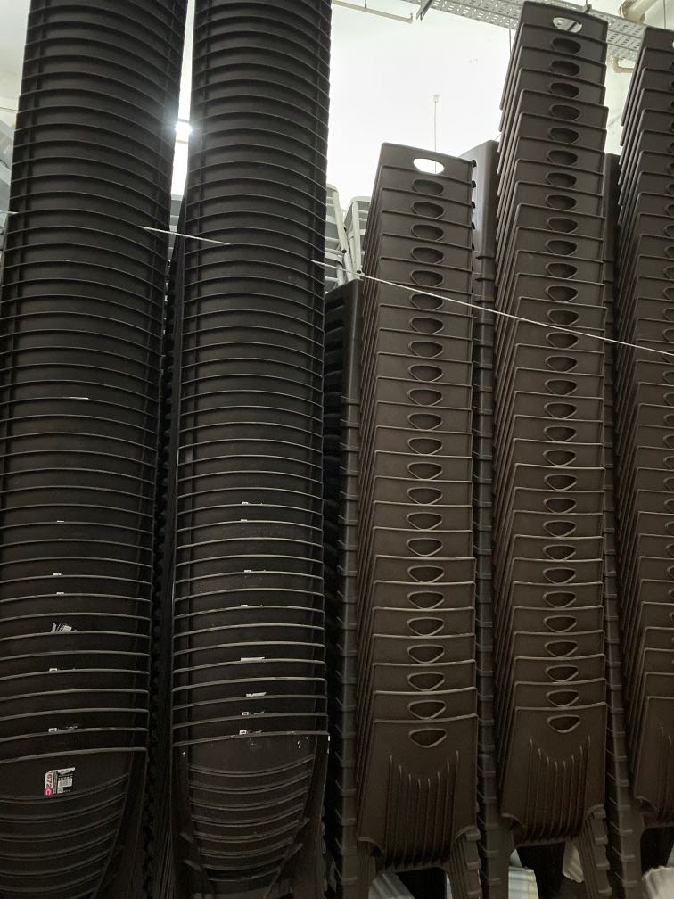 Closing down Pvc chairs for SALE!, Furniture & Home Living, Furniture ...