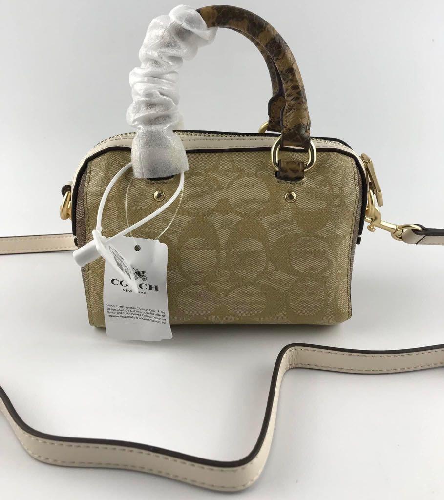 Coach Micro Rowan Crossbody, Women's Fashion, Bags & Wallets, Cross ...