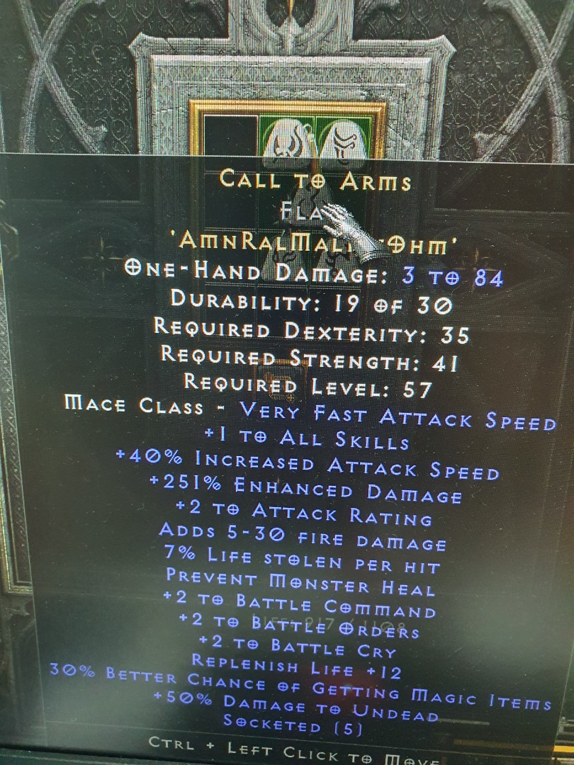 D2R Ladder - Call To Arm (CTA), Video Gaming, Gaming Accessories, In ...