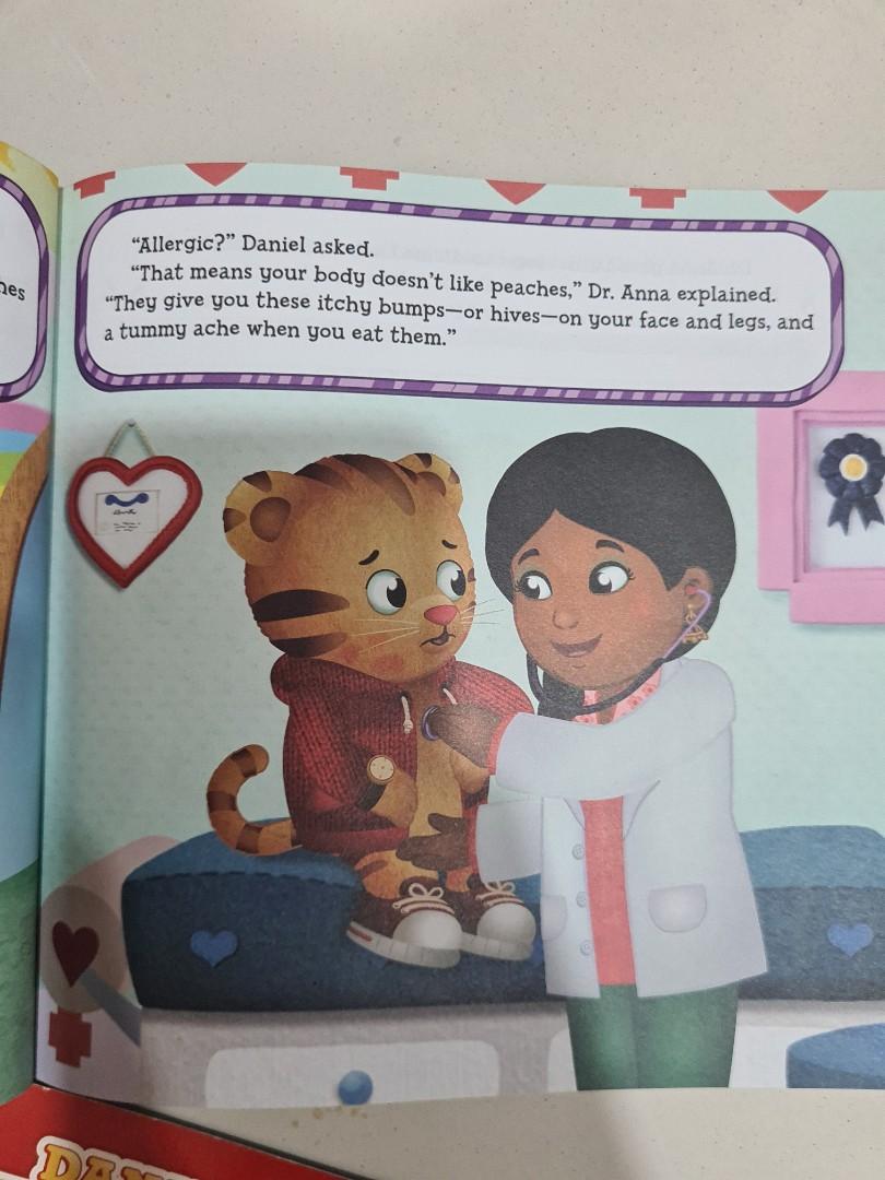Daniel tiger's neighborhood caring books for kids (books on allergy ...
