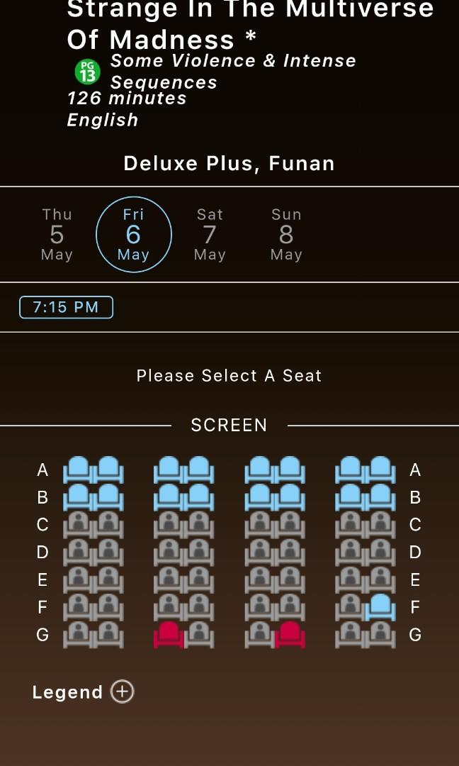 [6 May, 7:15pm, 2 tickets]Doctor Strange Multiverse Of Madness @Deluxe ...