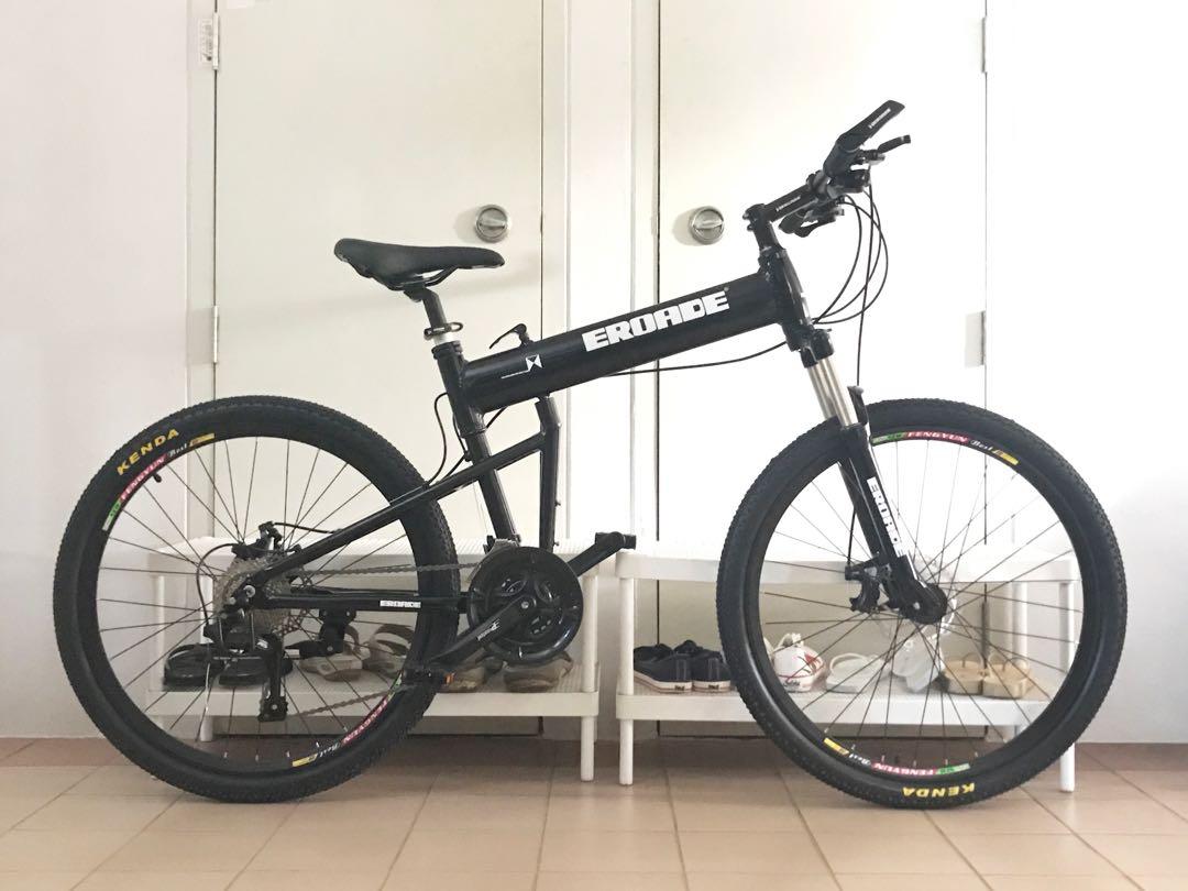 Eroade Folding Mountain Bike, Sports Equipment, Bicycles & Parts ...