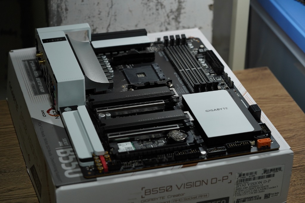 Gigabyte B550 Vision D-P ATX Motherboard (Last Price), Computers & Tech ...