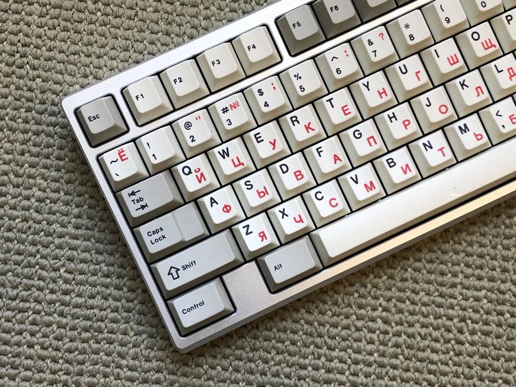 Hammerworks CRP R4 Red Cyrillic + 80s mods Keycaps set, 電腦＆科技, 電腦周邊及配件 ...