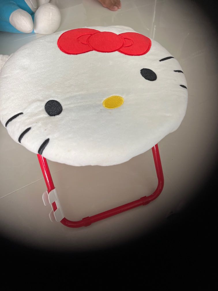 Hello Kitty stool, Furniture & Home Living, Furniture, Tables & Sets on ...