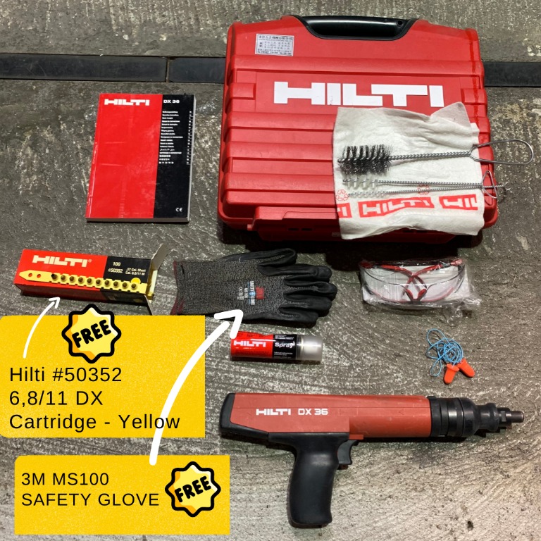 Hilti DX 36 Semi-Automatic Powder-Actuated Fastening Tool, 其他, 其他 ...