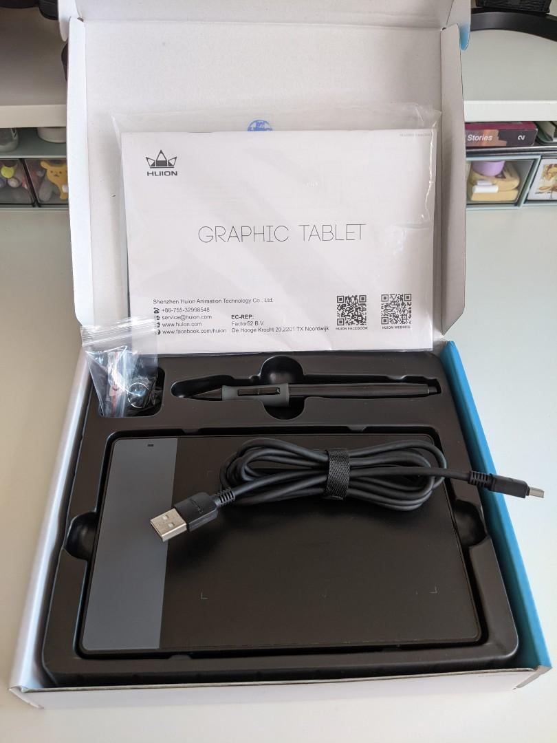 HUION 420 Graphics Drawing / Sketch Tablet + Free Cover! (good for OSU ...