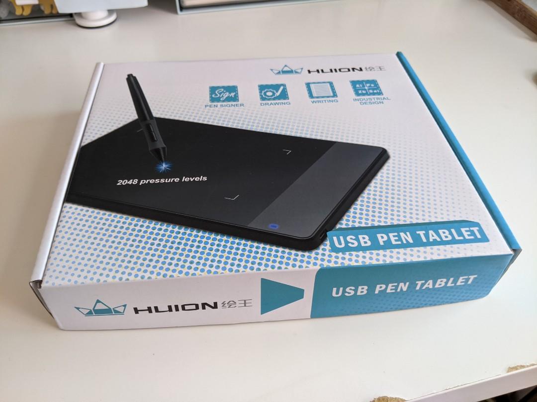 HUION 420 Graphics Drawing / Sketch Tablet + Free Cover! (good for OSU ...