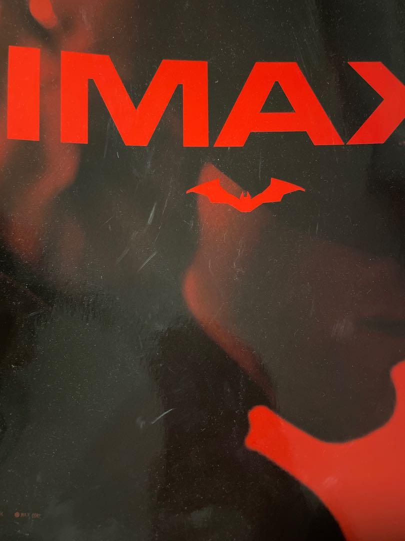 IMAX The Batman Poster, Hobbies & Toys, Memorabilia & Collectibles, Fan ...
