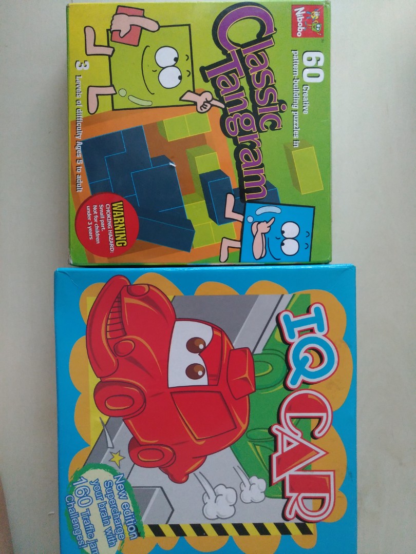 IQ game. IQ Car and Classic Tangram, Hobbies & Toys, Toys & Games on ...