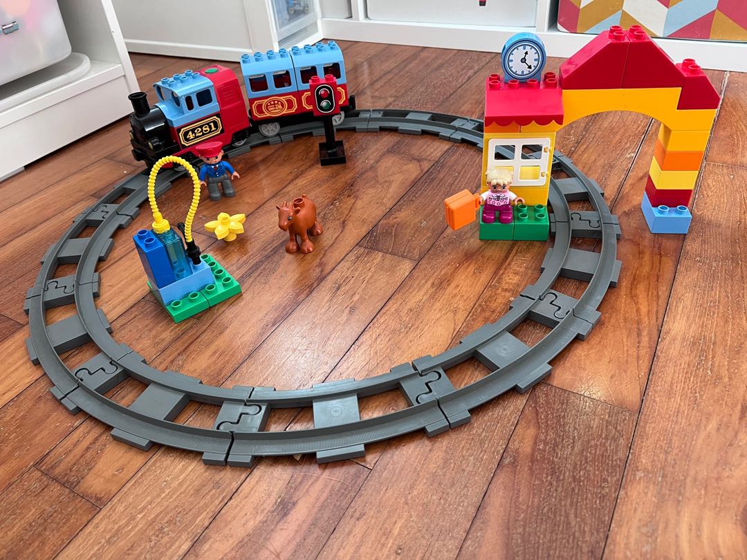 Lego Duplo train set+ rail set, Babies & Kids, Infant Playtime on Carousell