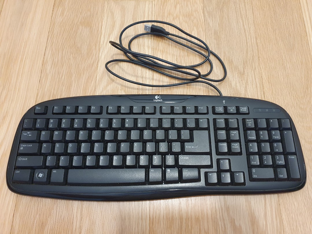 Logitech Wired Keyboard (Y-UR83), Computers & Tech, Parts & Accessories ...
