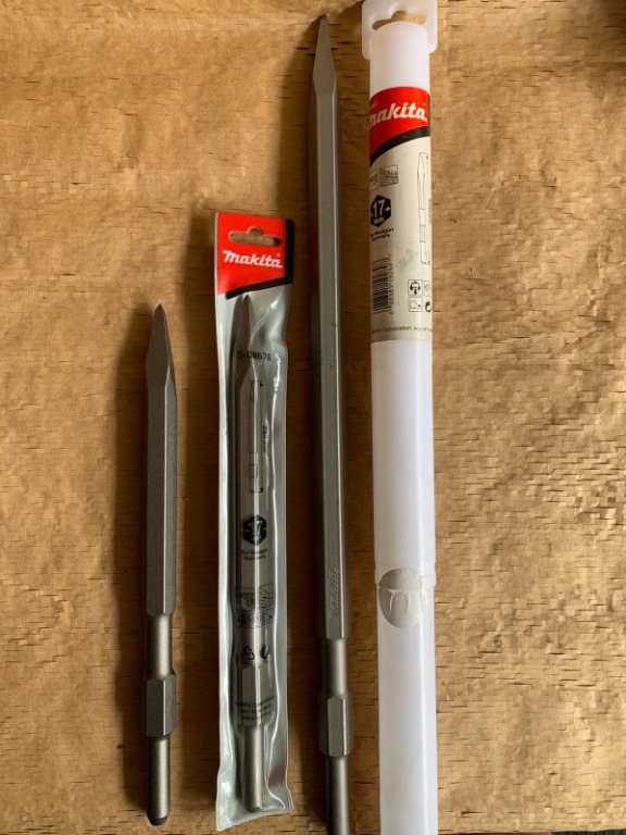 Makita 17mm Hexagonal Shank Chisel (Bull Point or Cold/Flat) for ...